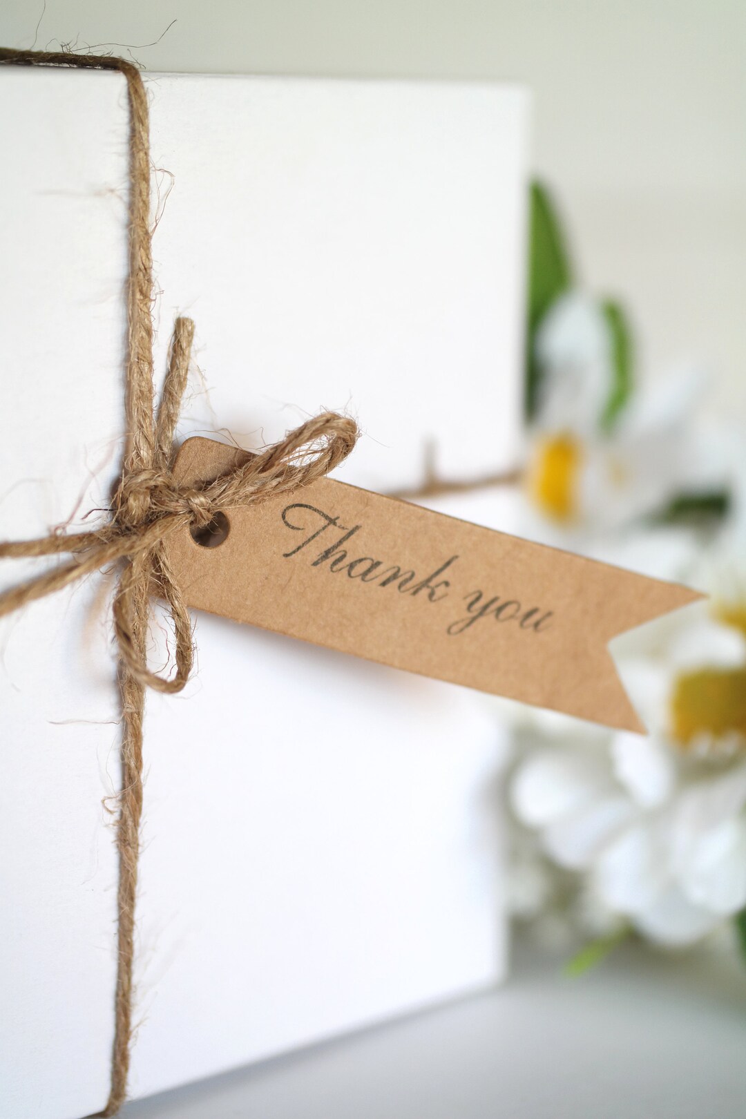 Thank You Tags, Pennant Flag Tags, Gift Paper Label - Etsy