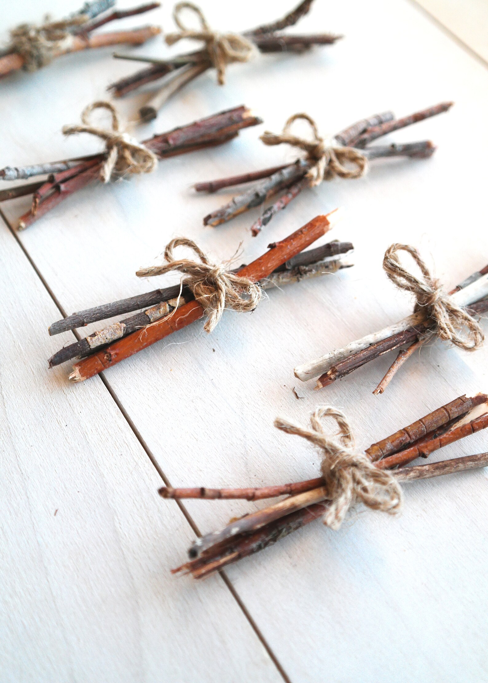 Christmas Tree Ornament Natural Tree Sticks Ornament - Etsy