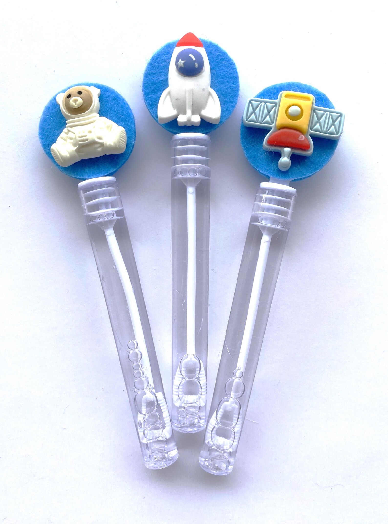 Rocket Ship Bubble Wands – Space Birthday Party Favors – Astronaut ...