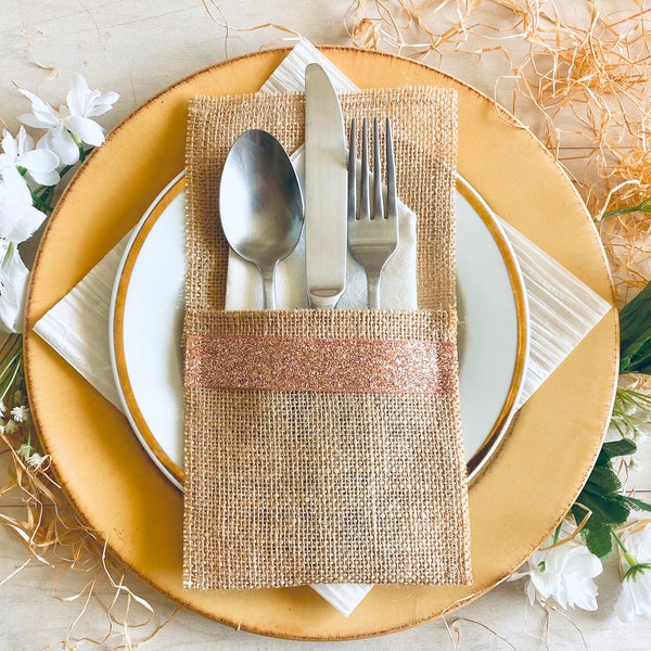 Burlap Table Setting - Etsy