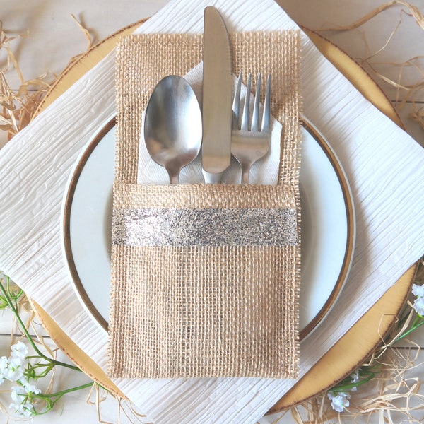 Burlap Table Setting - Etsy