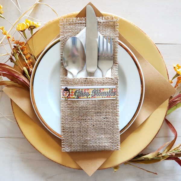 Burlap Table Setting - Etsy