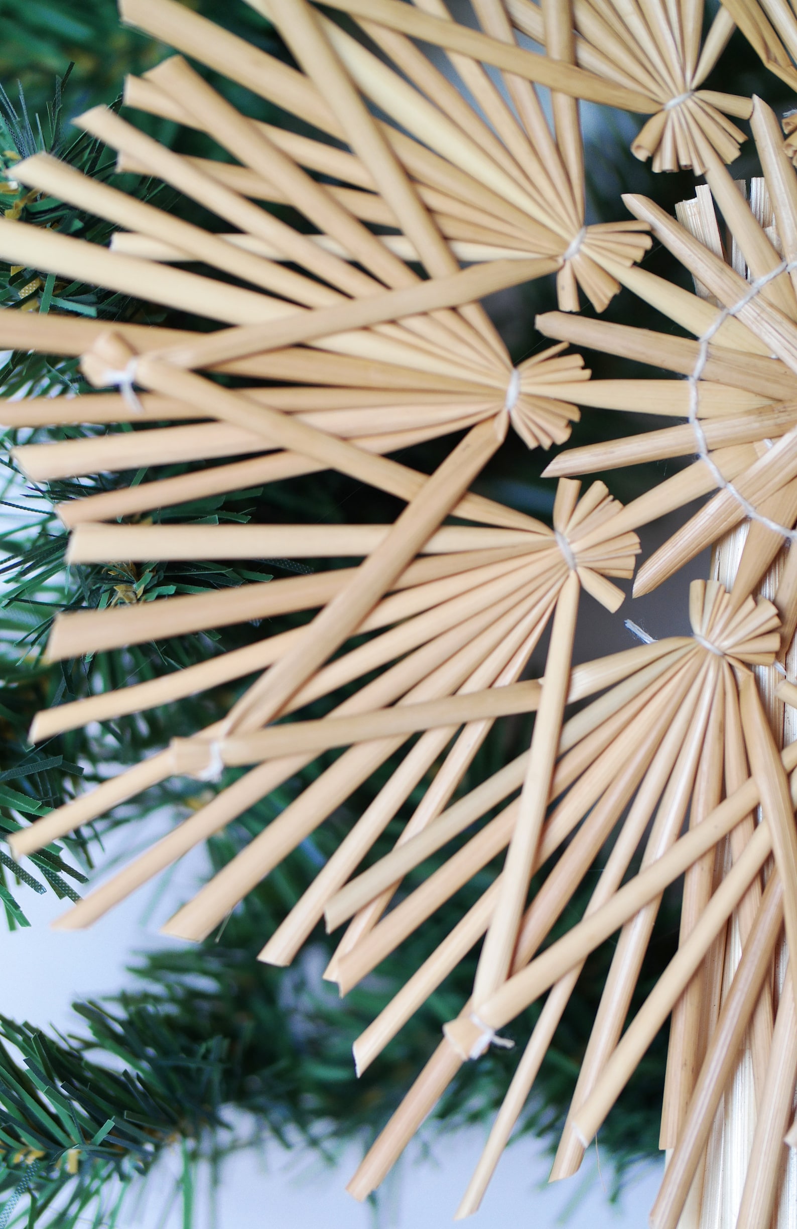 Christmas Star Tree Topper Rustic Christmas Straw Star Topper - Etsy