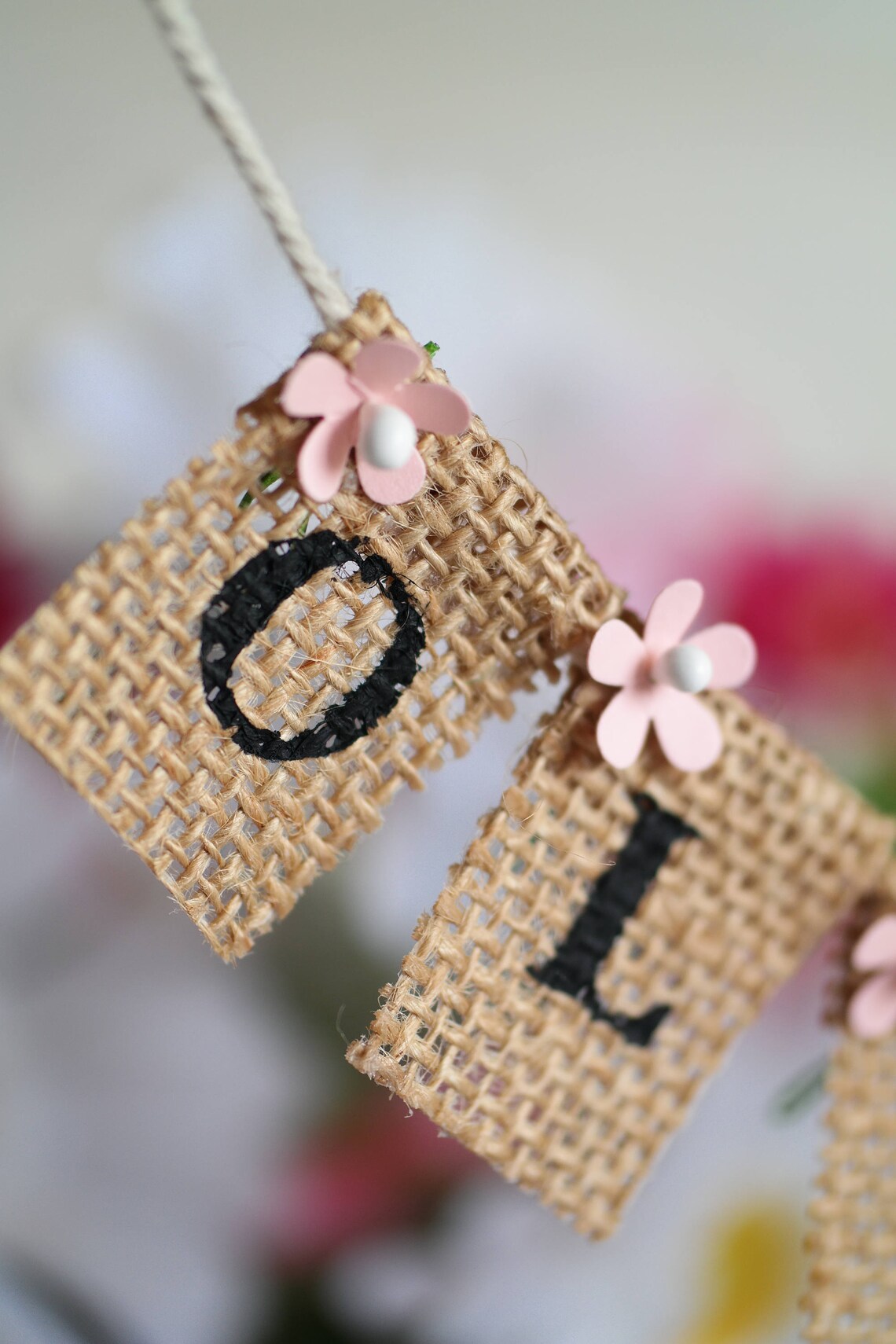 Customized Birthday Mini Cake Topper Mini Burlap Cake | Etsy