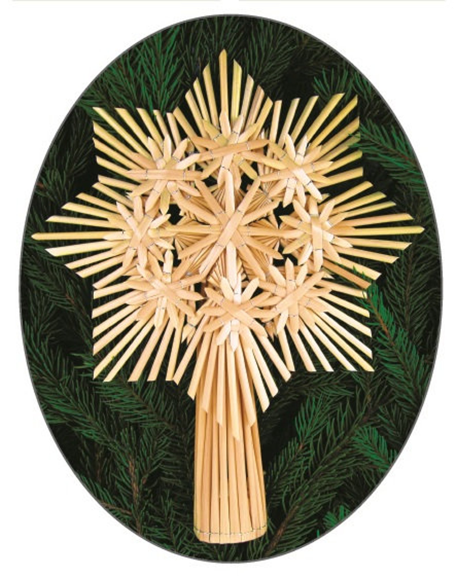 Christmas Tree Topper Christmas Straw Topper Rustic - Etsy