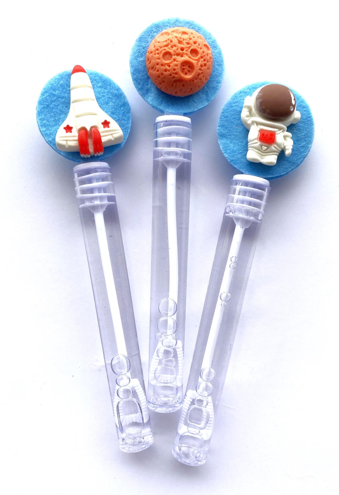 Rocket Ship Bubble Wands – Space Birthday Party Favors – Astronaut ...