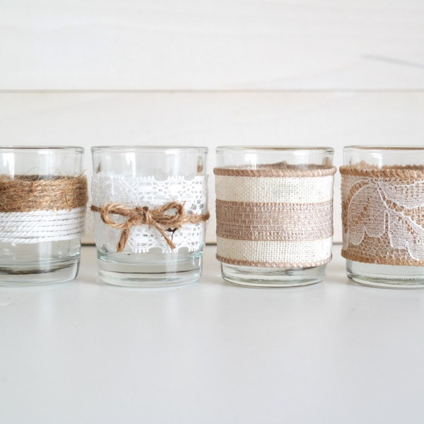 Rustic Votive - Etsy