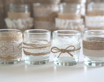 Rustic Votive - Etsy