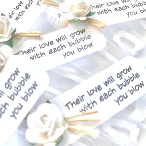 Wedding Send off Bubbles - Wedding Ceremony Bubble Wands for Guests ...