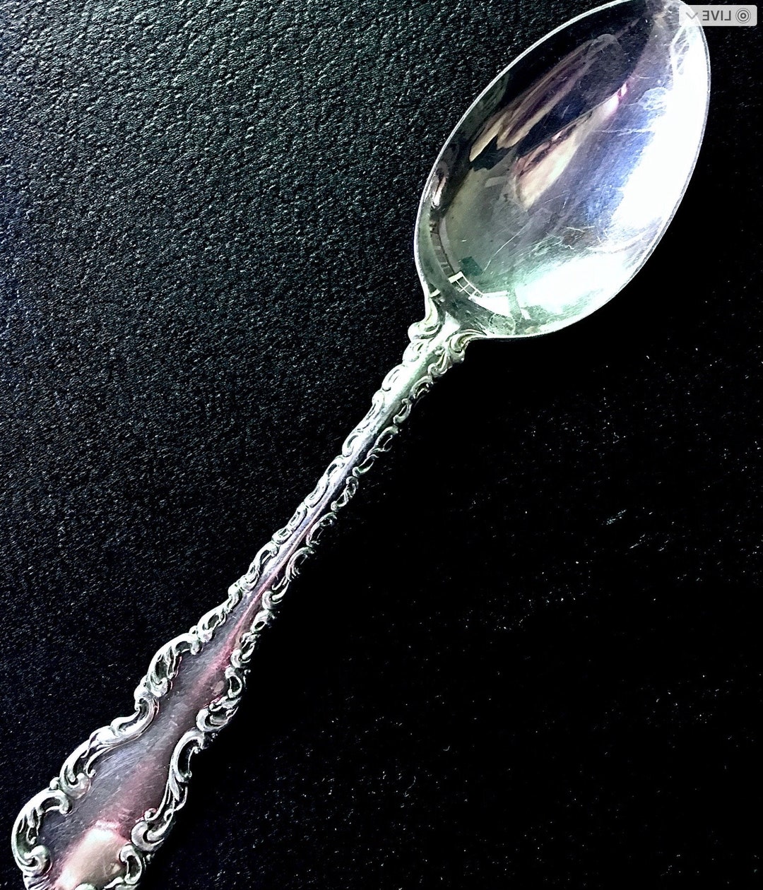 King Louis Xv Tablespoon Antique Sterling Silver Spoon - Etsy