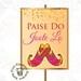 Paise Do Jute Lo Wedding Sign as Fun Indian Wedding Signs, Fun Wedding ...