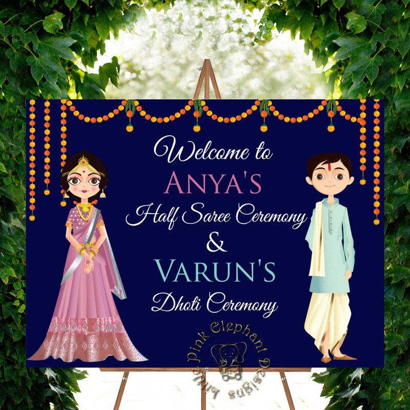 Half Sari Ceremony Decor - Etsy