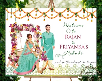 Henna Welcome Board - Etsy