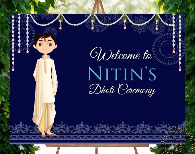 Dhoti Ceremony Welcome Signs as Dothi Ceremony Welcome Boards, Dhoti ...