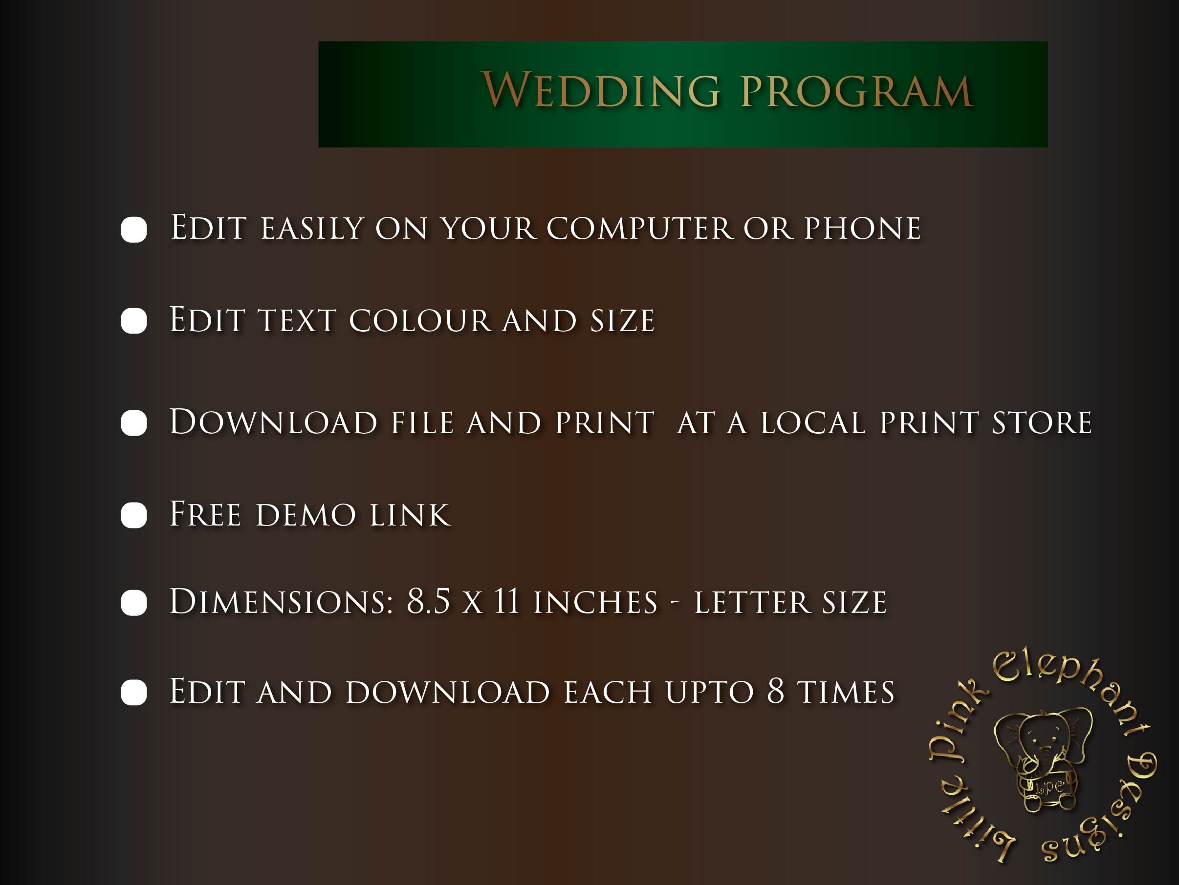 Tamil Wedding Programs as Tamil Wedding Program Templates - Etsy Australia