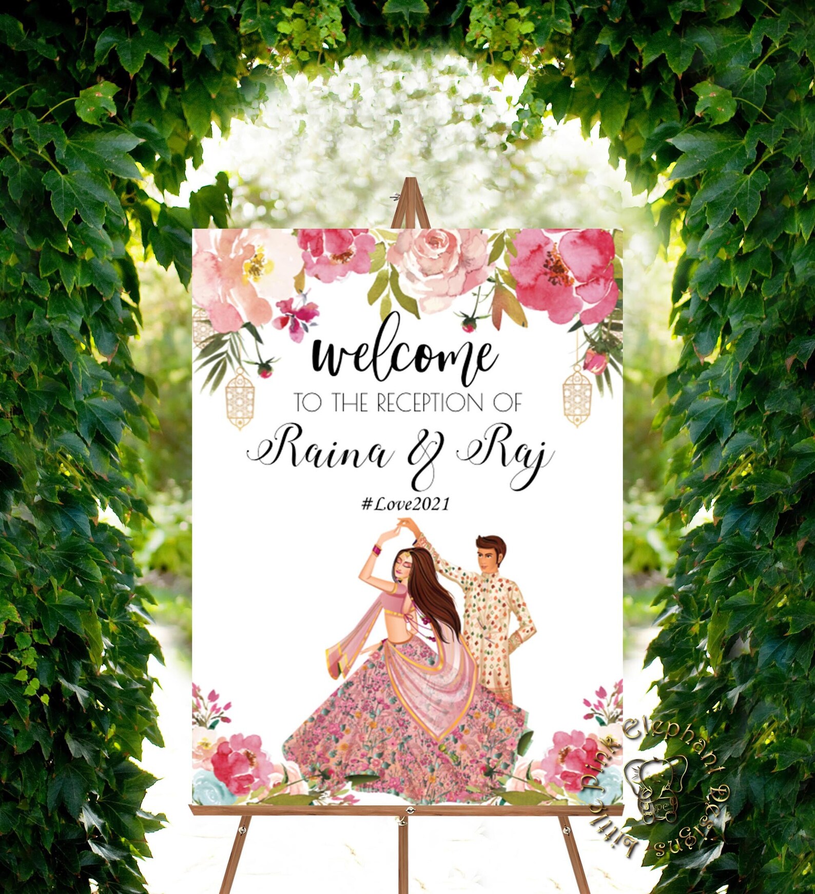 Sangeet Sign as Indian Wedding Sign Sangeet Welcome Sign - Etsy