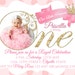 Royal Princess Invitation With Photo Pink Royal Princess Birthday ...