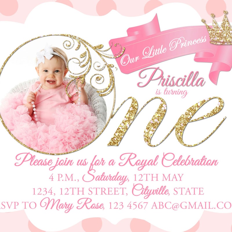 Princess Invitation - Etsy