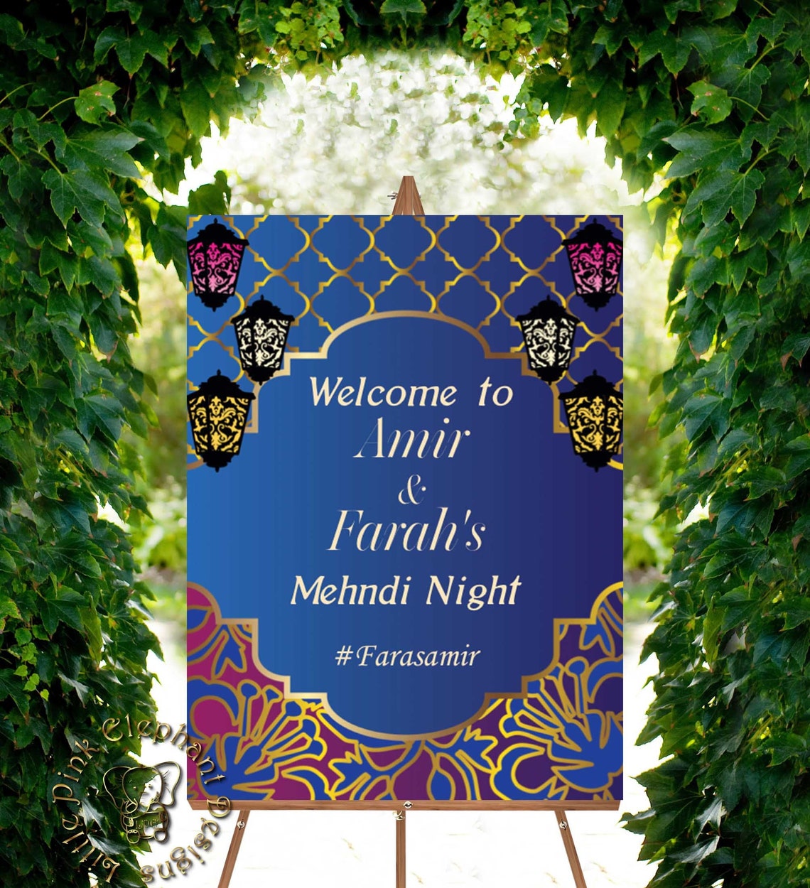 Nikah Sign as Muslim Wedding Sign Muslim Wedding Welcome - Etsy