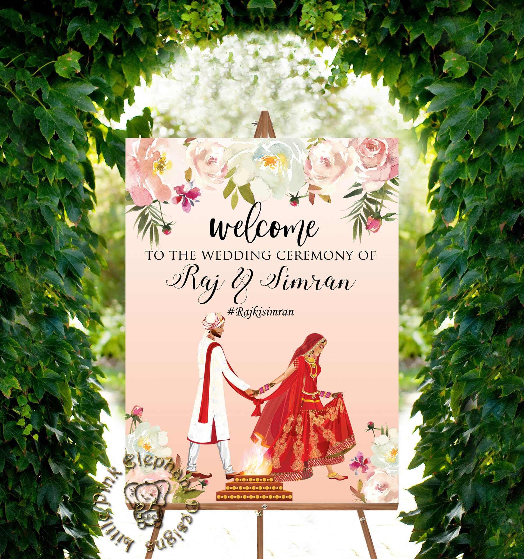 Hindu Marriage Banner Design