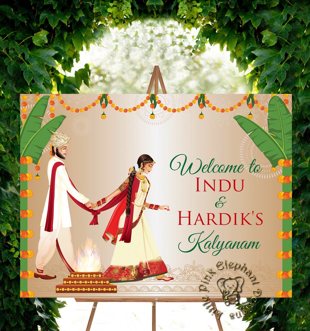 South Indian Signs in Kalyanam Signs, Tamil Welcome Sign & Telugu ...