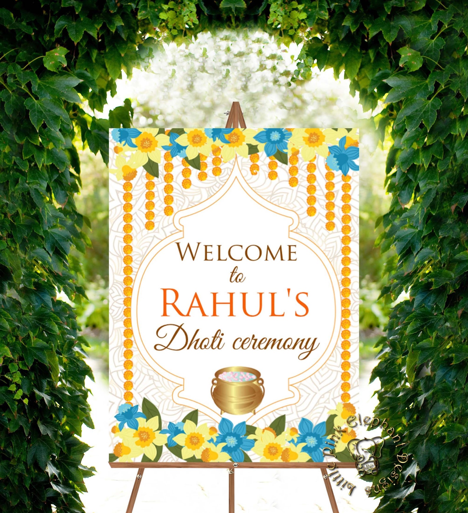 Dhoti Ceremony Welcome Signs as Dothi Ceremony Welcome Boards, Dhoti ...