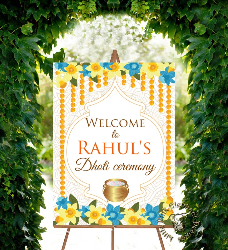 Dhoti Ceremony Welcome Signs as Dothi Ceremony Welcome Boards, Dhoti ...