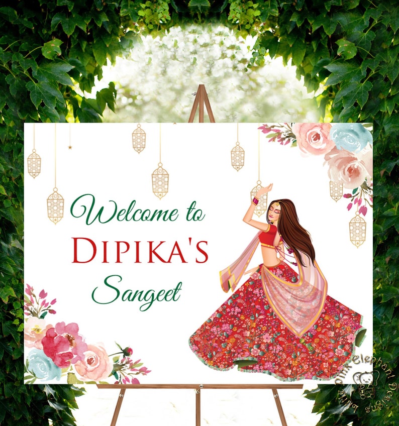Sangeet Sign as Jaggo Welcome Sign, Sangeet Welcome Sign as Jaggo ...