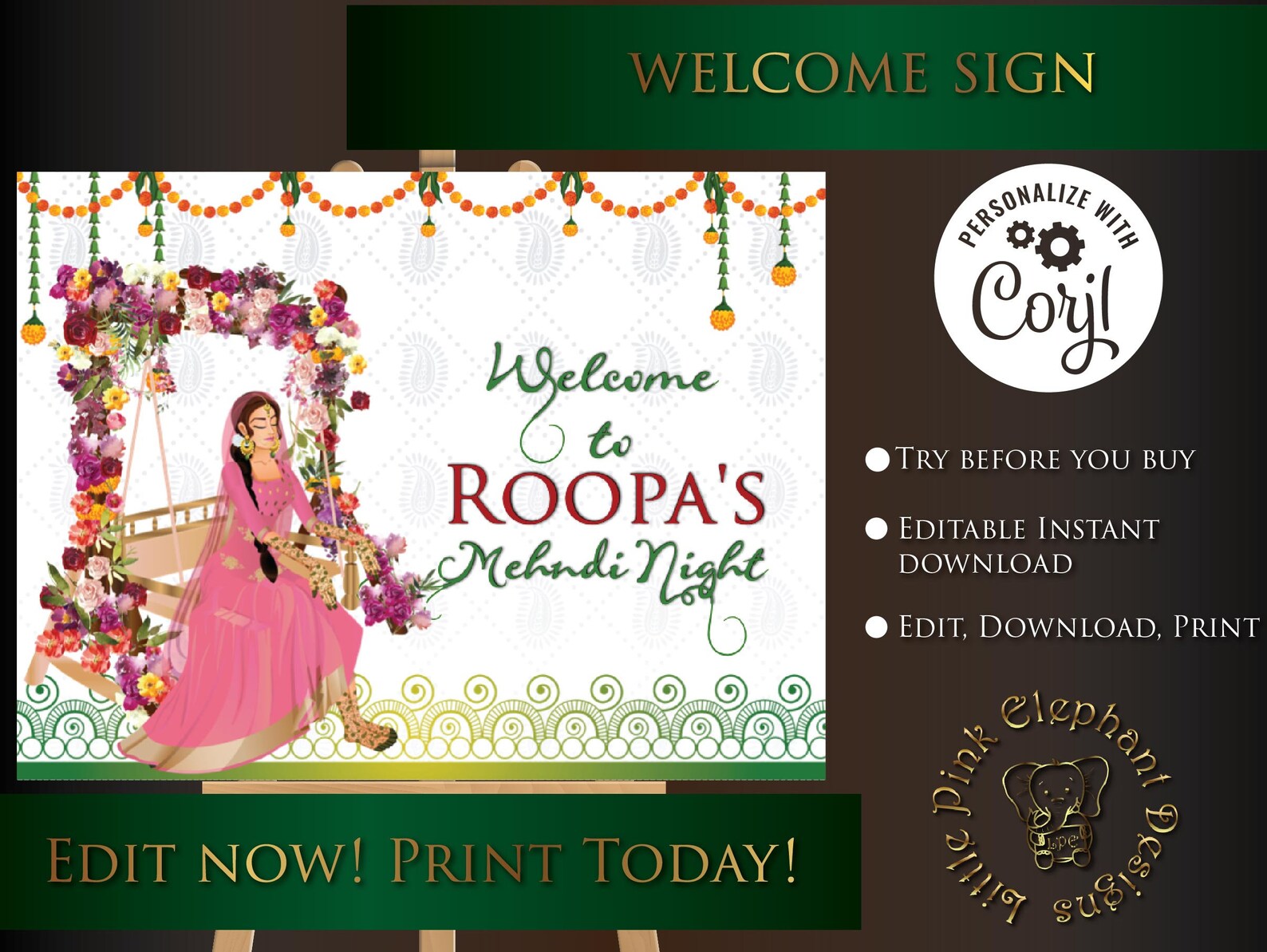 Mehndi Poster Mehndi Signs as Mendhi Desi Decor as Mehendi - Etsy India