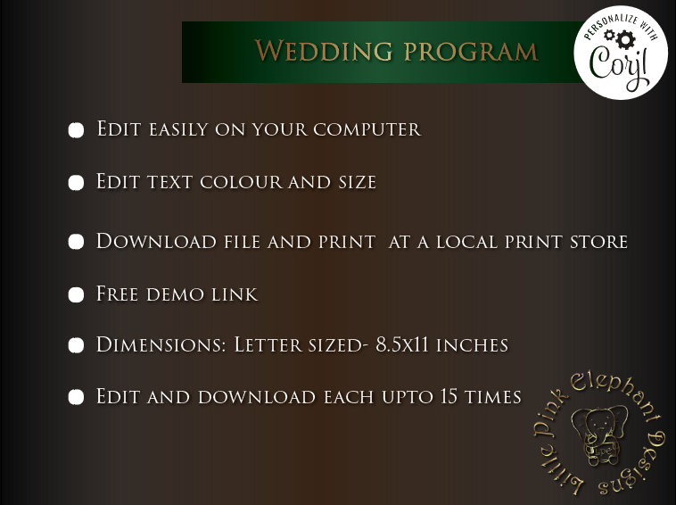 Tamil Wedding Programs as Tamil Wedding Program Templates - Etsy Australia