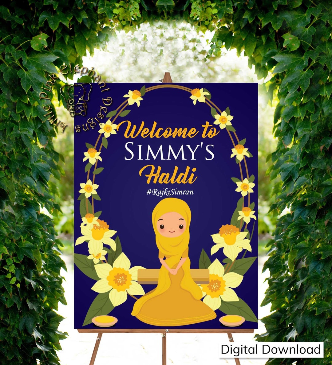 Mayoun Welcome Signs as Mayoon Welcome Posters, Holud Signs & Mayoun ...