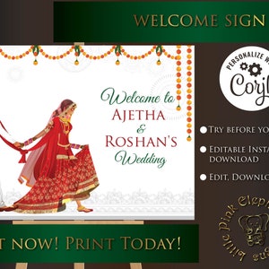 Indian Wedding Poster in Indian Wedding Signs, Hindu Wedding Signboards ...