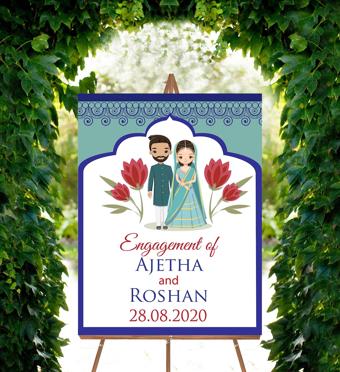 Buy Sign for Hindu Wedding as Indian Wedding Posters, Desi Reception ...