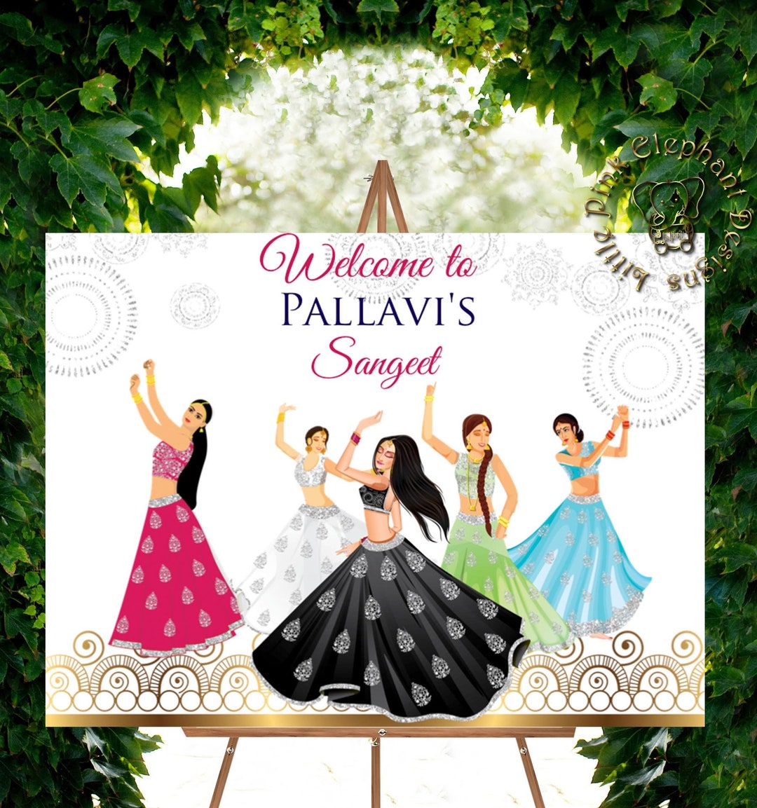 Ladies Sangeet Signs as Jaggo Signs, Welcome to Sangeet Posters ...