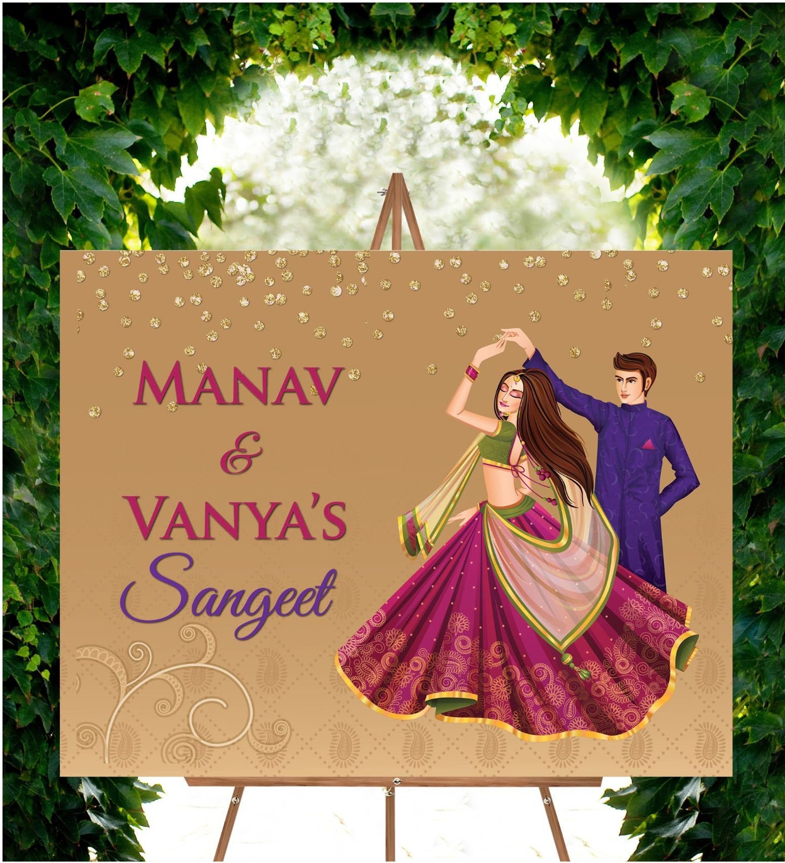 Sangeet Decor Sangeet Sign Jaggo Sign Jago Party Sangeet Sign Printable ...