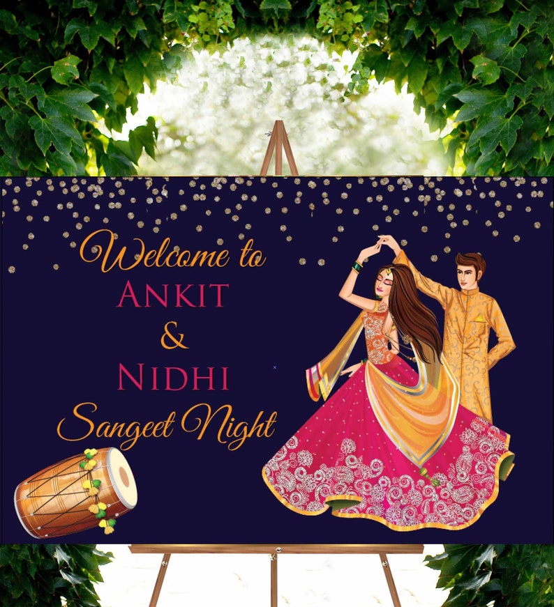 Sangeet Decor in Sangeet Posters Sangeet Signs & Sangeet - Etsy