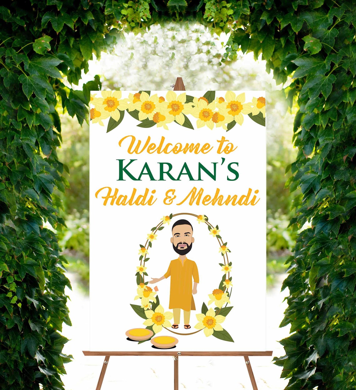 Haldi Signs Boy & Groom Haldi Signs Welcome to Haldi Signs as - Etsy