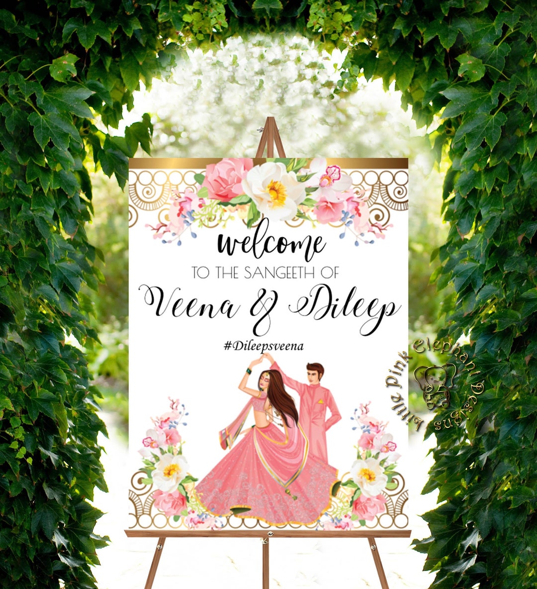 Jago Sign as Sangeet Welcome Sign Indian, Sangeet Night Welcome Sign ...