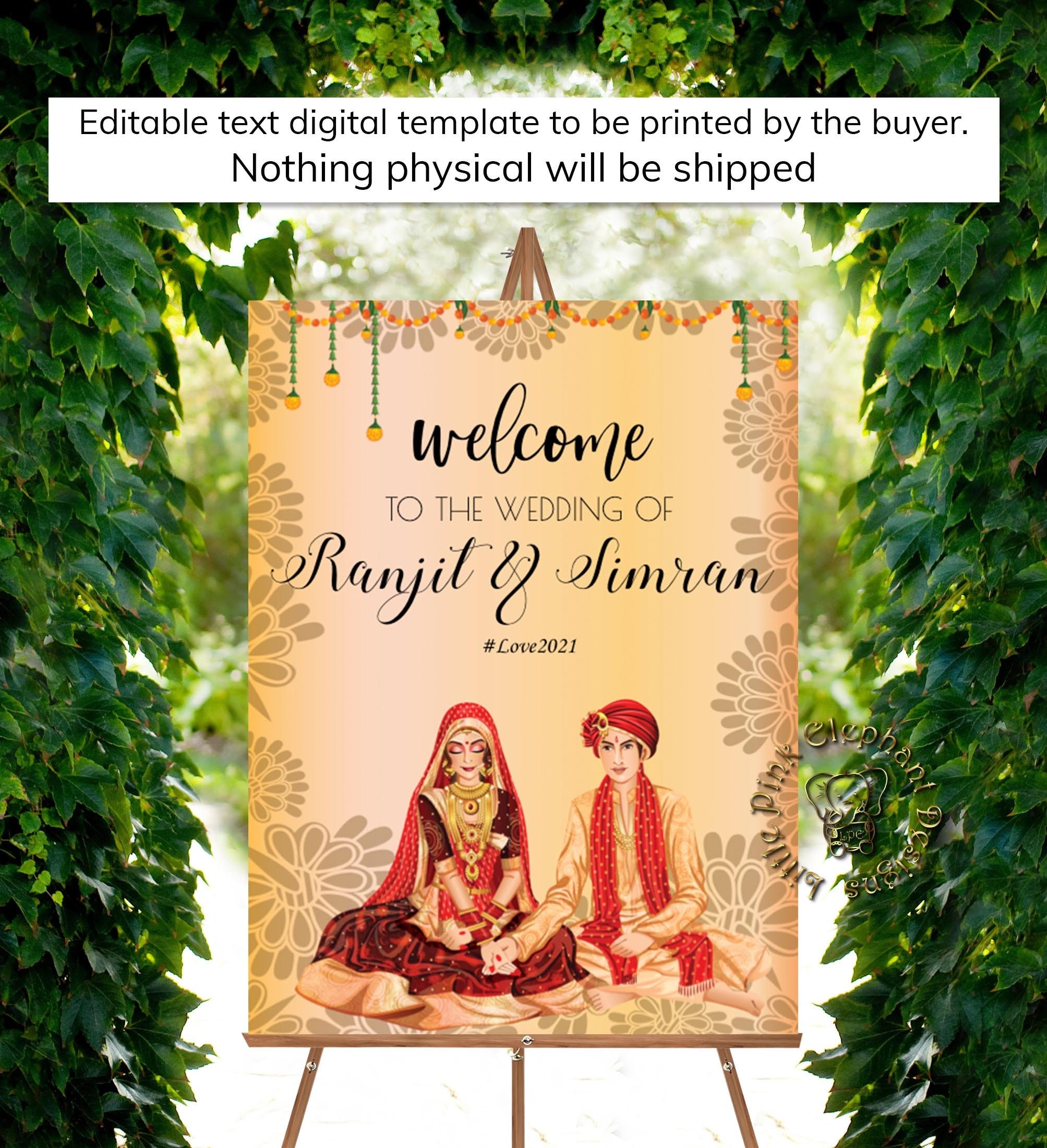 Hindu Marriage Banner Design