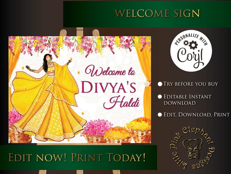 Welcome to Haldi Signs & Pithi Signs Haldi Posters as Haldi - Etsy