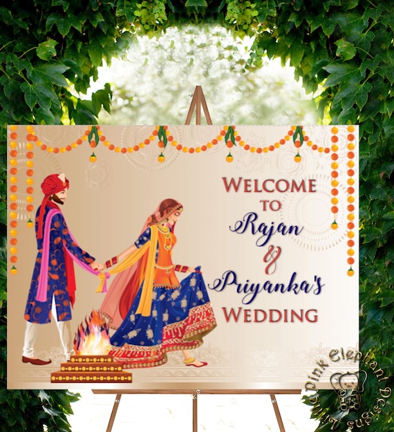 Hindu Wedding Banner Designs