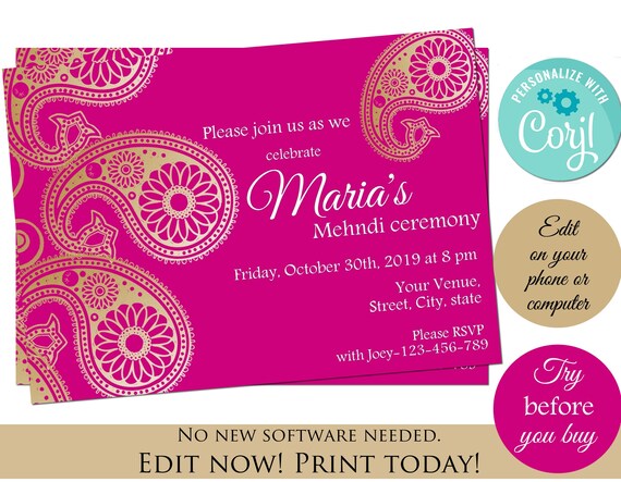 Haldi Mehndi Invitation Card Creative Fold Studio Invitation 
