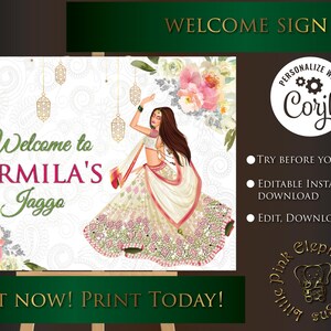 Sangeet Poster in Ladies Sangeet Signs, Sangeet Sign & Sangeet Welcome ...