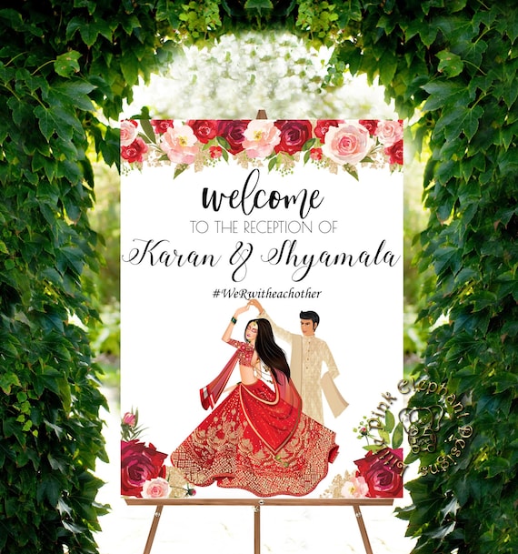 Sangeet Sign as Indian Wedding Sign Sangeet Welcome Sign - Etsy