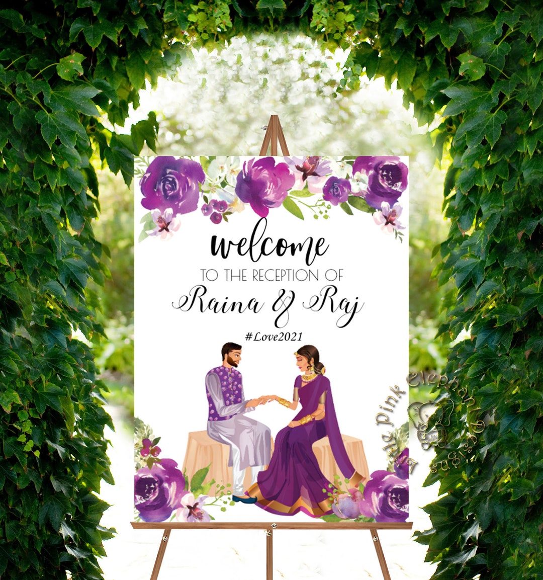 Ring Ceremony Signs & Punjabi Engagement Signs , Engagement Welcome ...