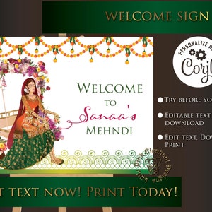 Mehendi Poster in Mehndi Signs, Mendhi Desi Decor as Mehendi Signs ...