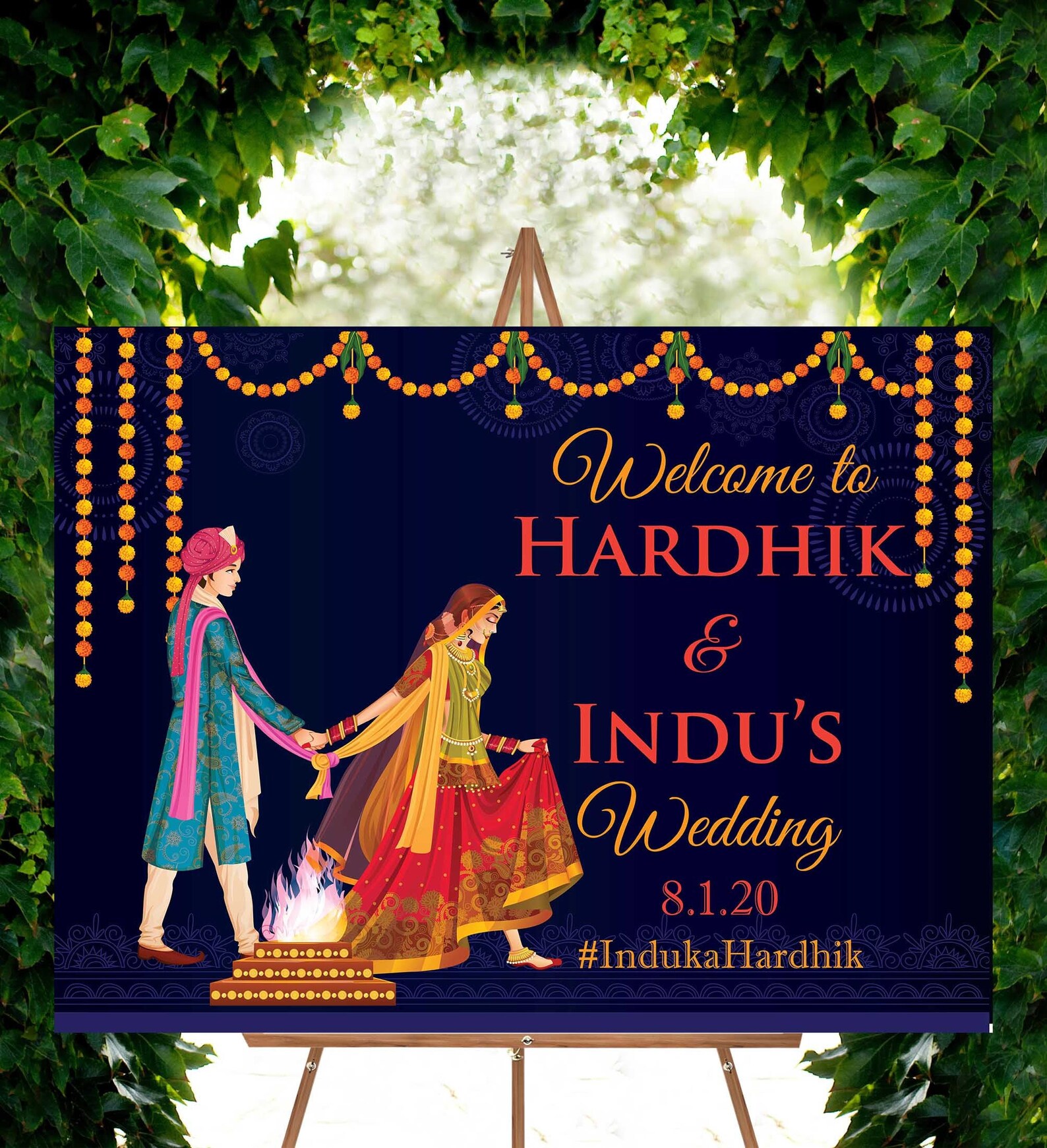 Mehndi Welcome Sign Wedding Welcome Sign Mehndi Decor Henna - Etsy