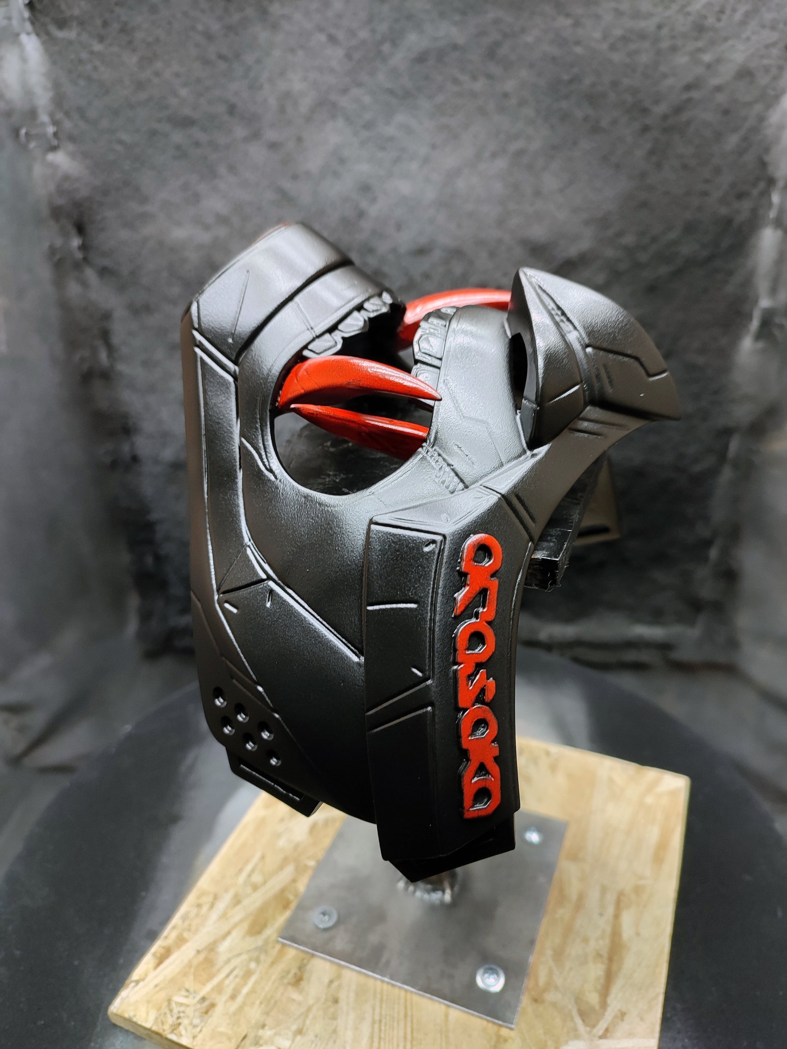 Cyber Samurai Custom Red Mask, Arasaka Mask Cyberpunk 2077 Style - Etsy