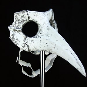 White Bone Plague Doctor Mask - Etsy