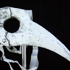 White Bone Plague Doctor Mask - Etsy